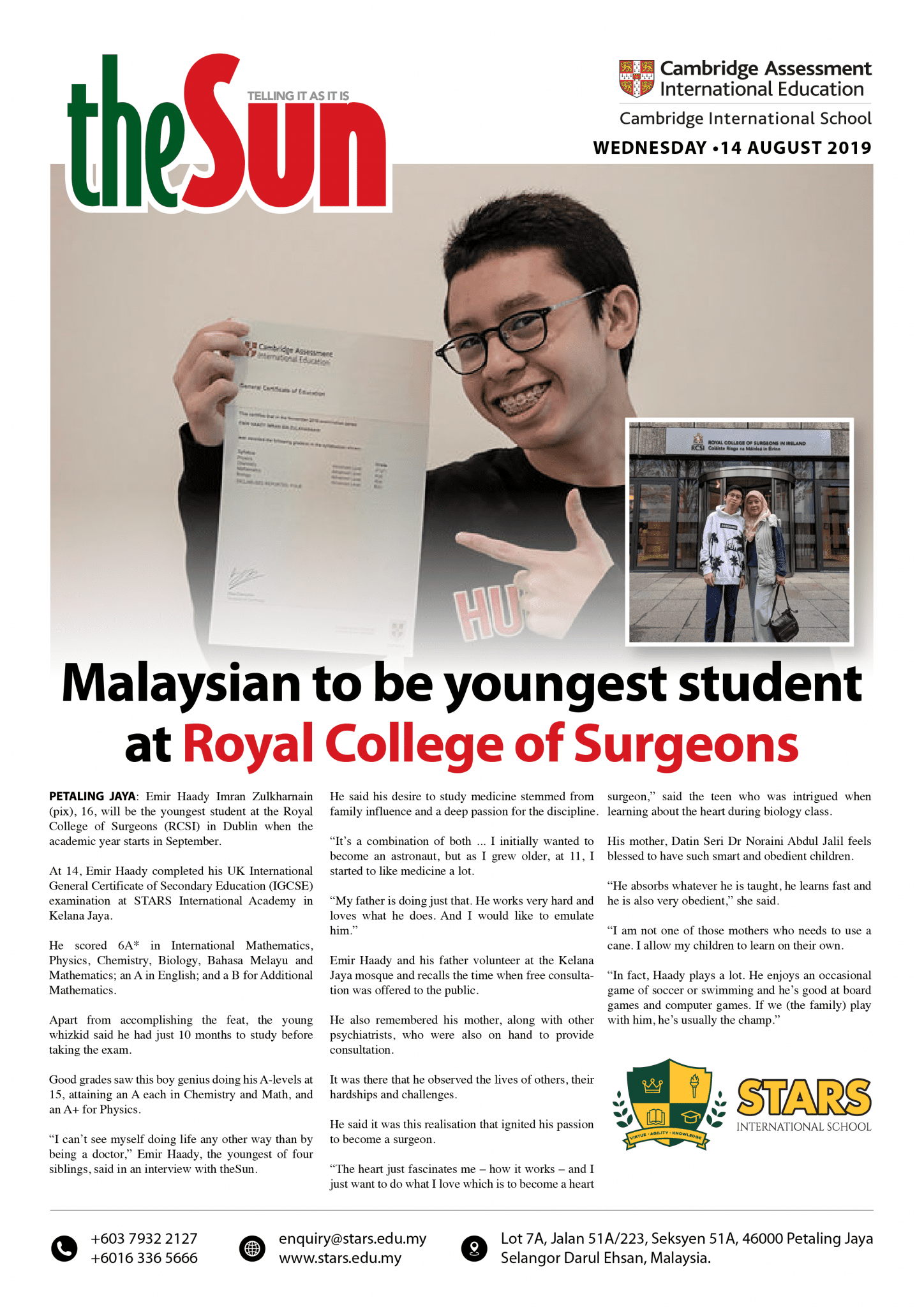 STARS International School | Leading International School in Malaysia